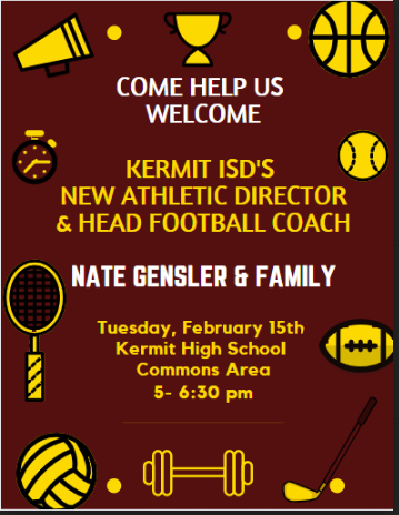 New Athletic Director and Head Football Coach Introduction | Kermit ...